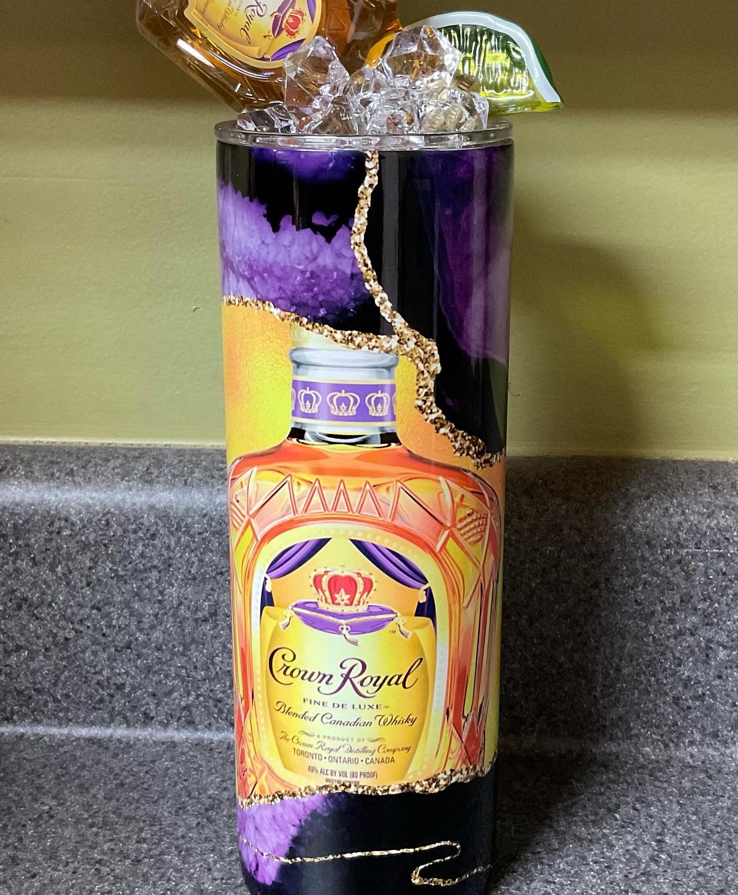 Crown Royal Inspired Tumblers – Jazzy’s Graphics & Designs LLC.